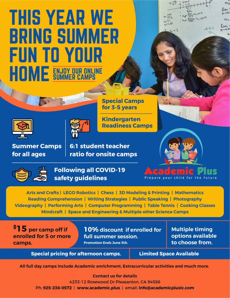 Summer Camps – Online and Onsite at Academic Plus | Connecting people ...